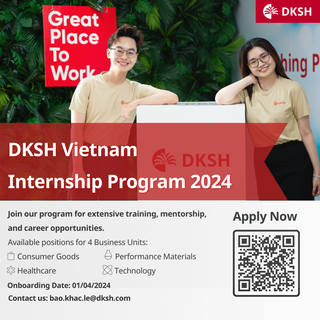 Finance Intern - Công ty TNHH DKSH Việt Nam - Cổng thông tin việc làm UEH